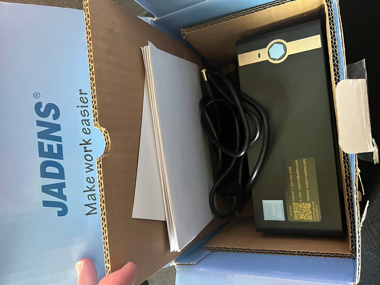 Free Printer with Your Purchase of 12 Rolls/Stacks of Thermal Labels — JADENS