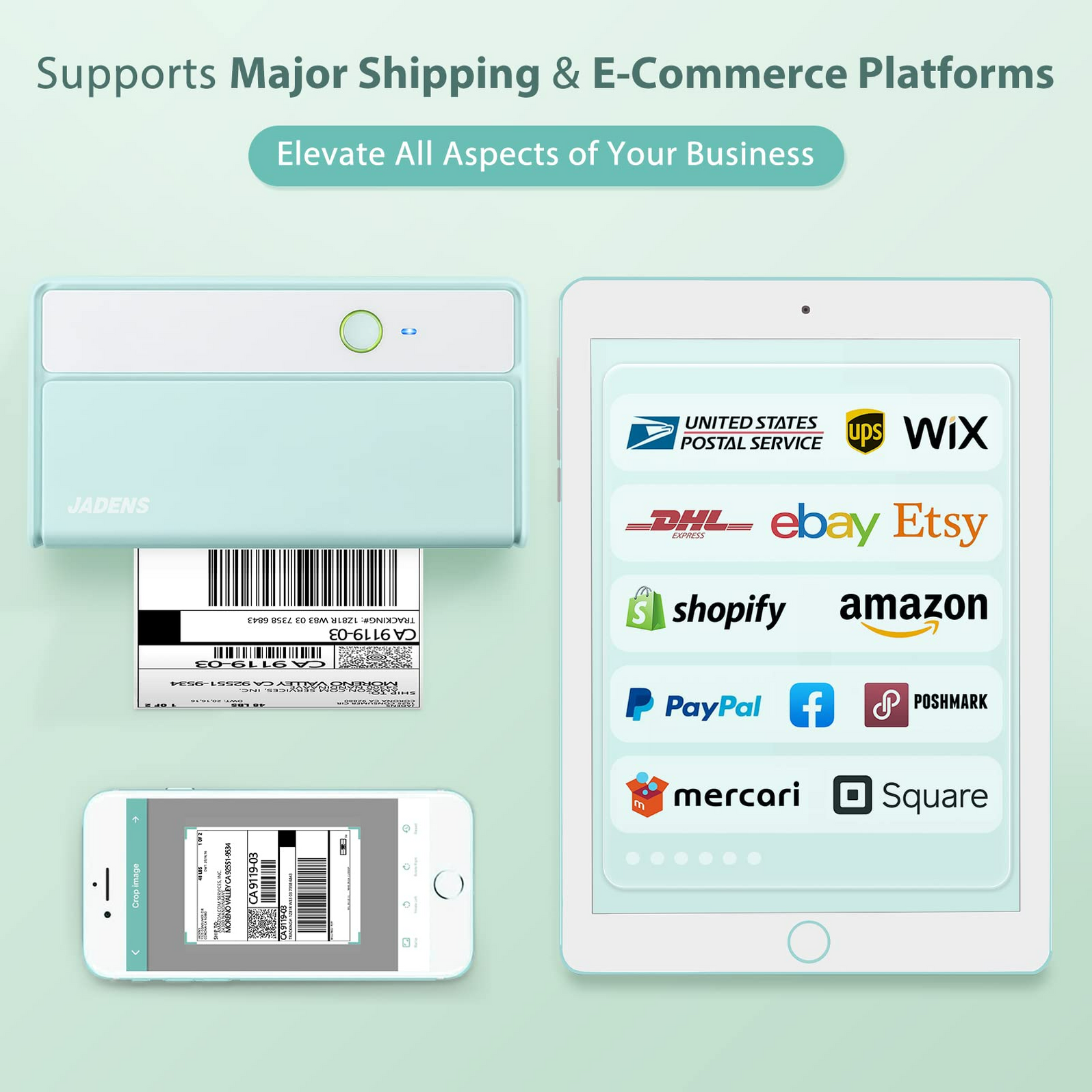 Inkless Thermal Shipping Labels Printer Enhance Business Efficiency ...